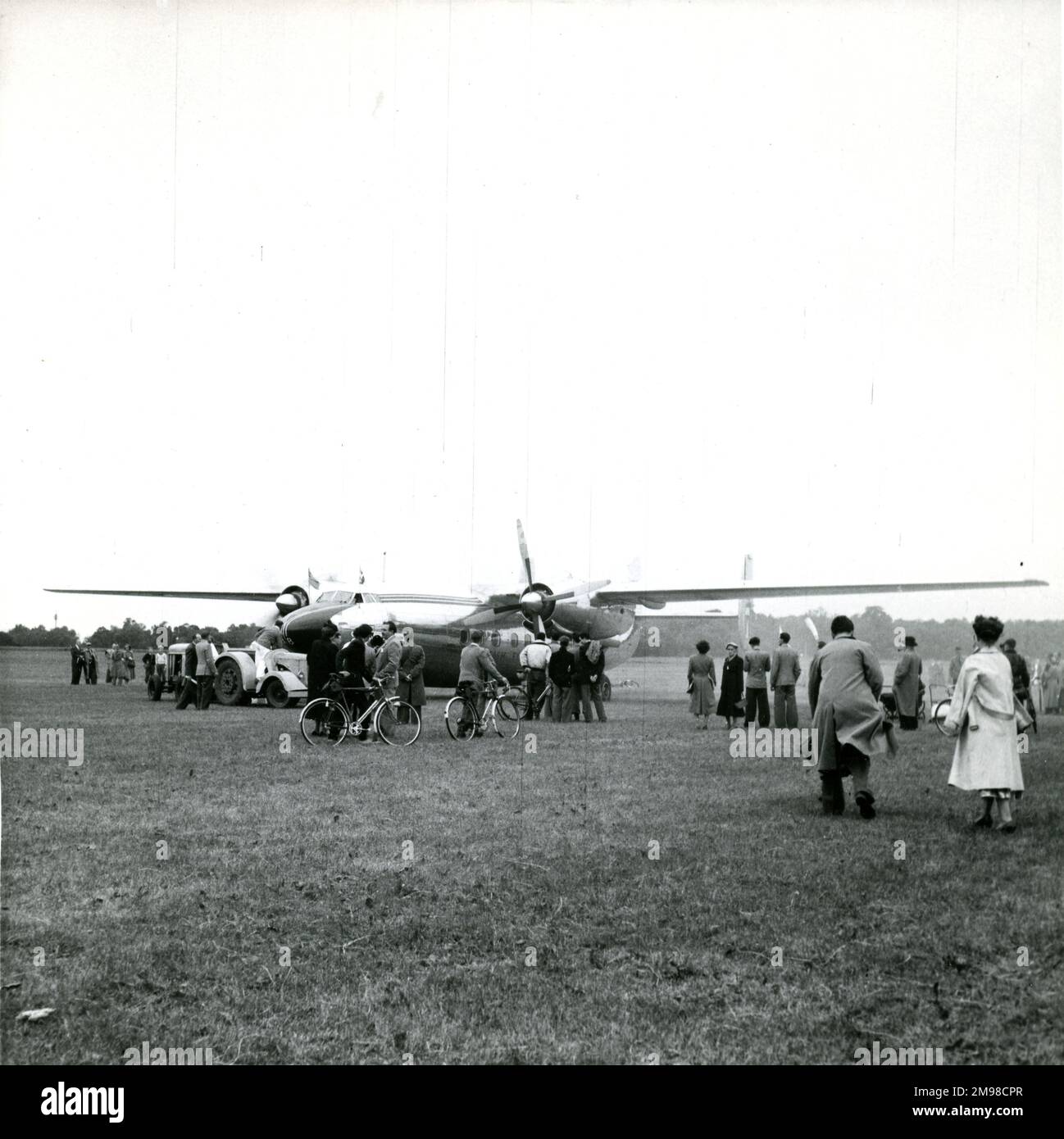 Airspeed Ambassador, G-AMAB, Sir Francis Bacon, of BEA at the 1953 ...
