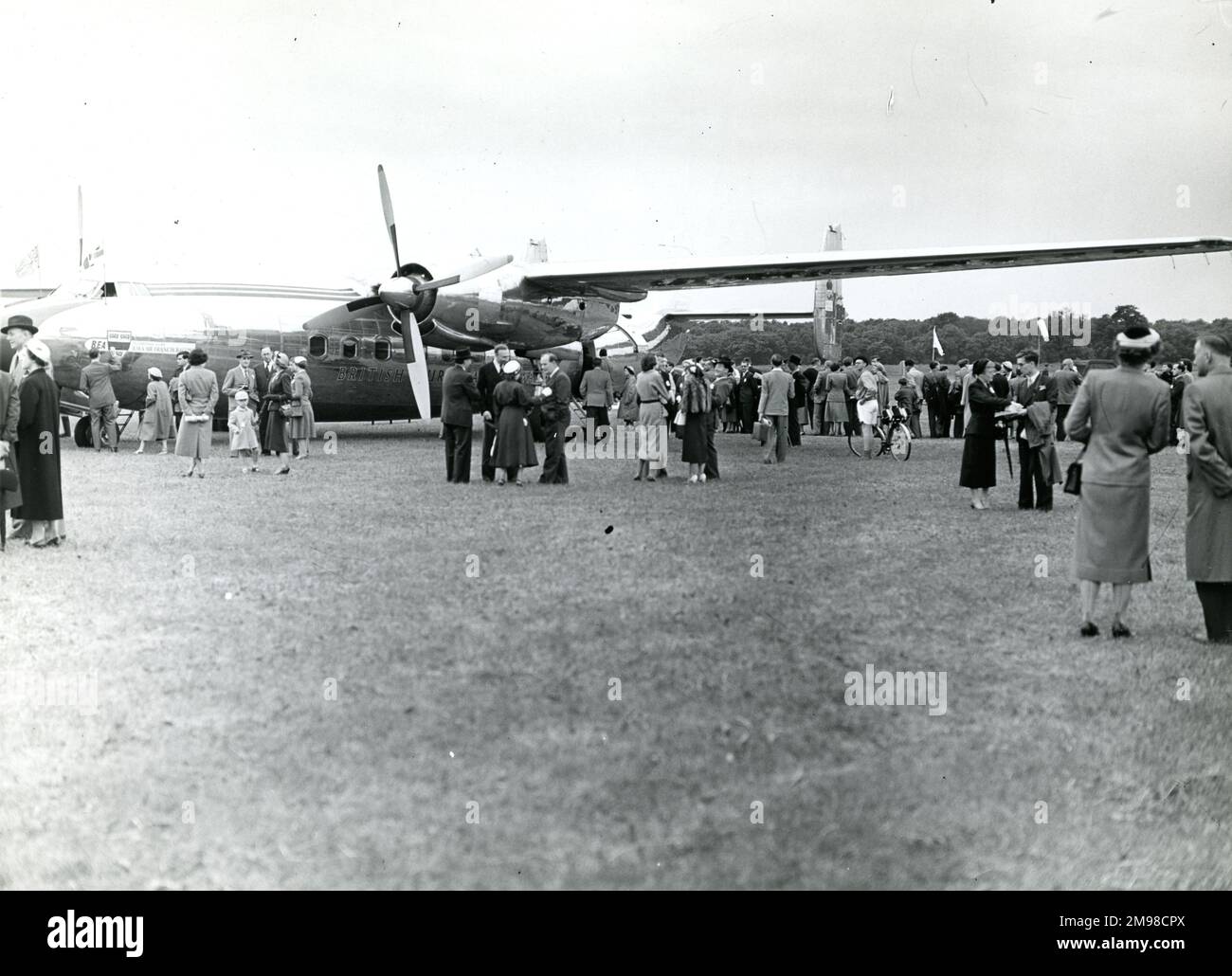 Airspeed Ambassador, G-AMAB, Sir Francis Bacon, of BEA at the 1953 ...