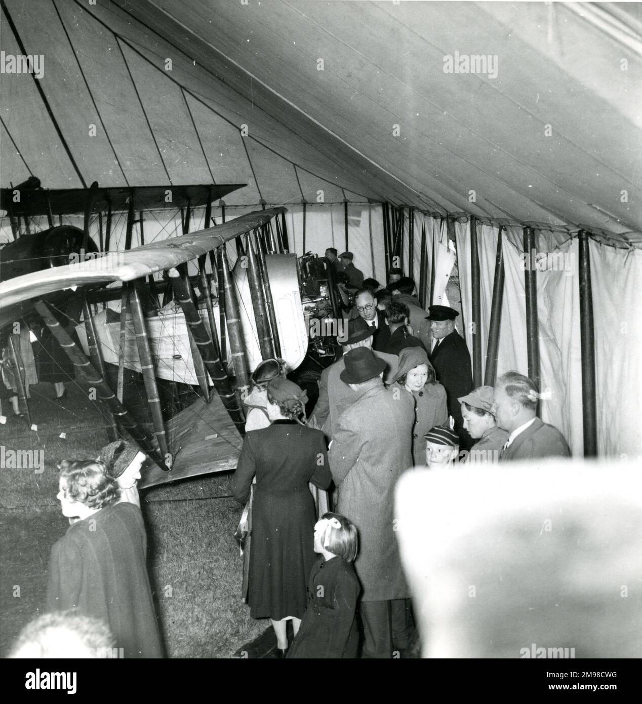 The Caudron GIII and Avro 504K of the Nash Collection inside the ...