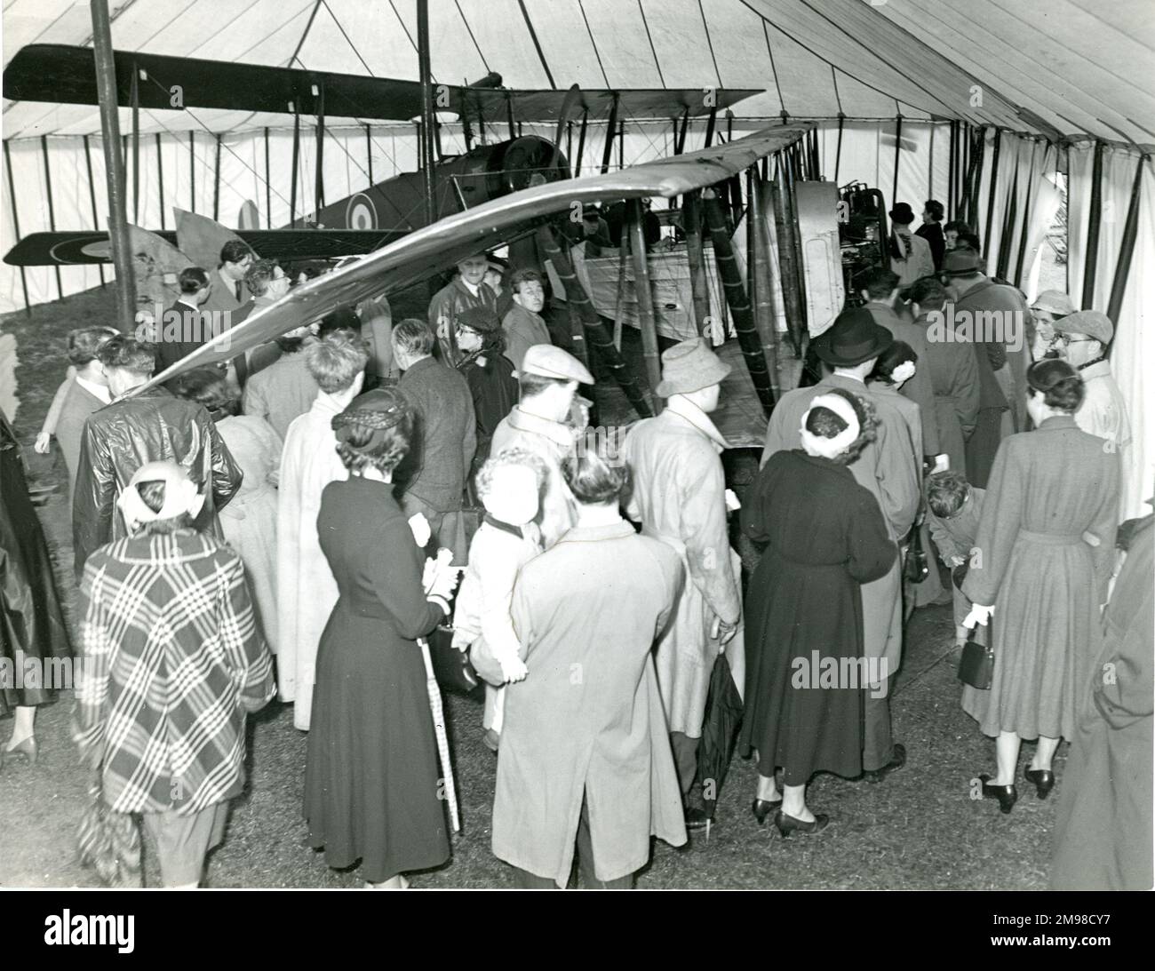 The Caudron GIII and Avro 504K of the Nash Collection inside the ...
