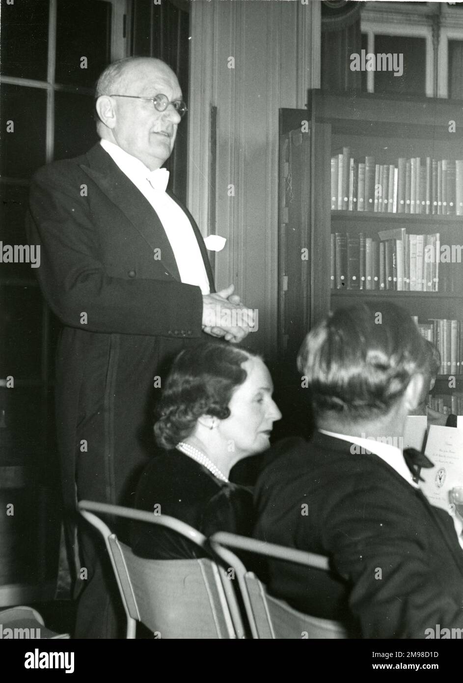 The Royal Aeronautical Society held a dinner at No.4 Hamilton Place in ...