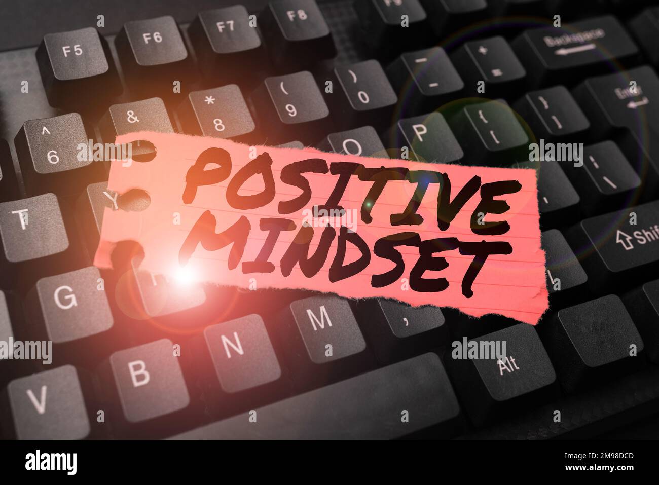 Text sign showing Positive Mindset, Business overview mental and ...