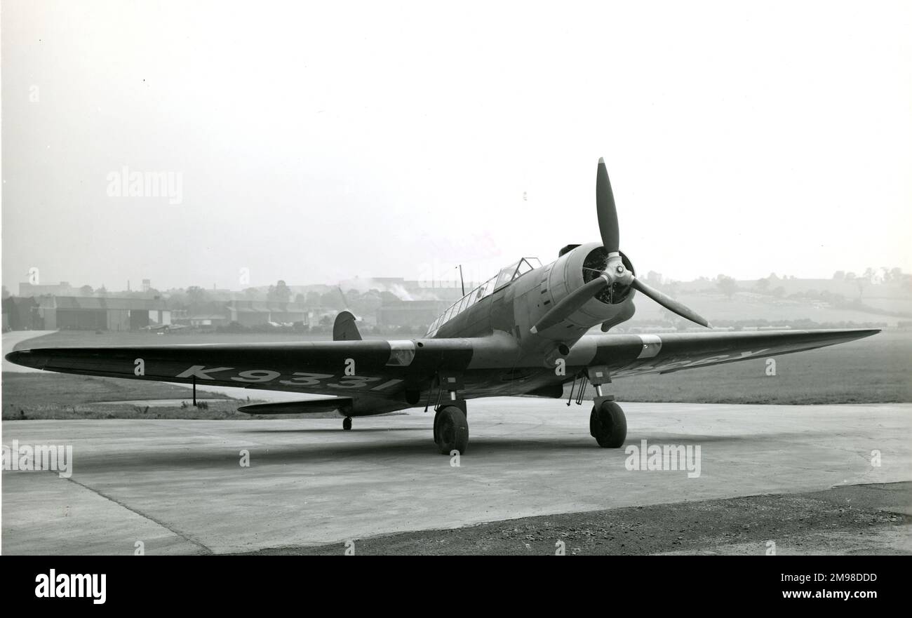 Fairey Battle testbed for the Bristol Taurus radial, K9331 Stock Photo ...