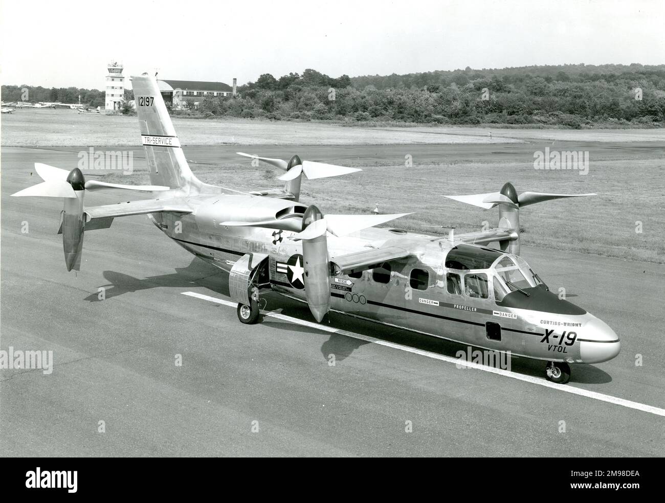 The first Curtiss-Wright X-19, 62-12197 Stock Photo - Alamy