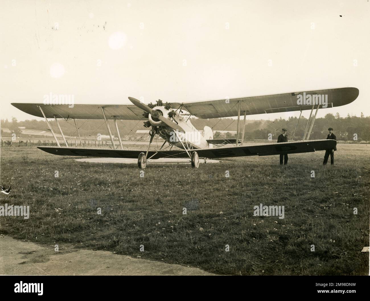 Vickers Vespa I, G-EBLD Stock Photo - Alamy