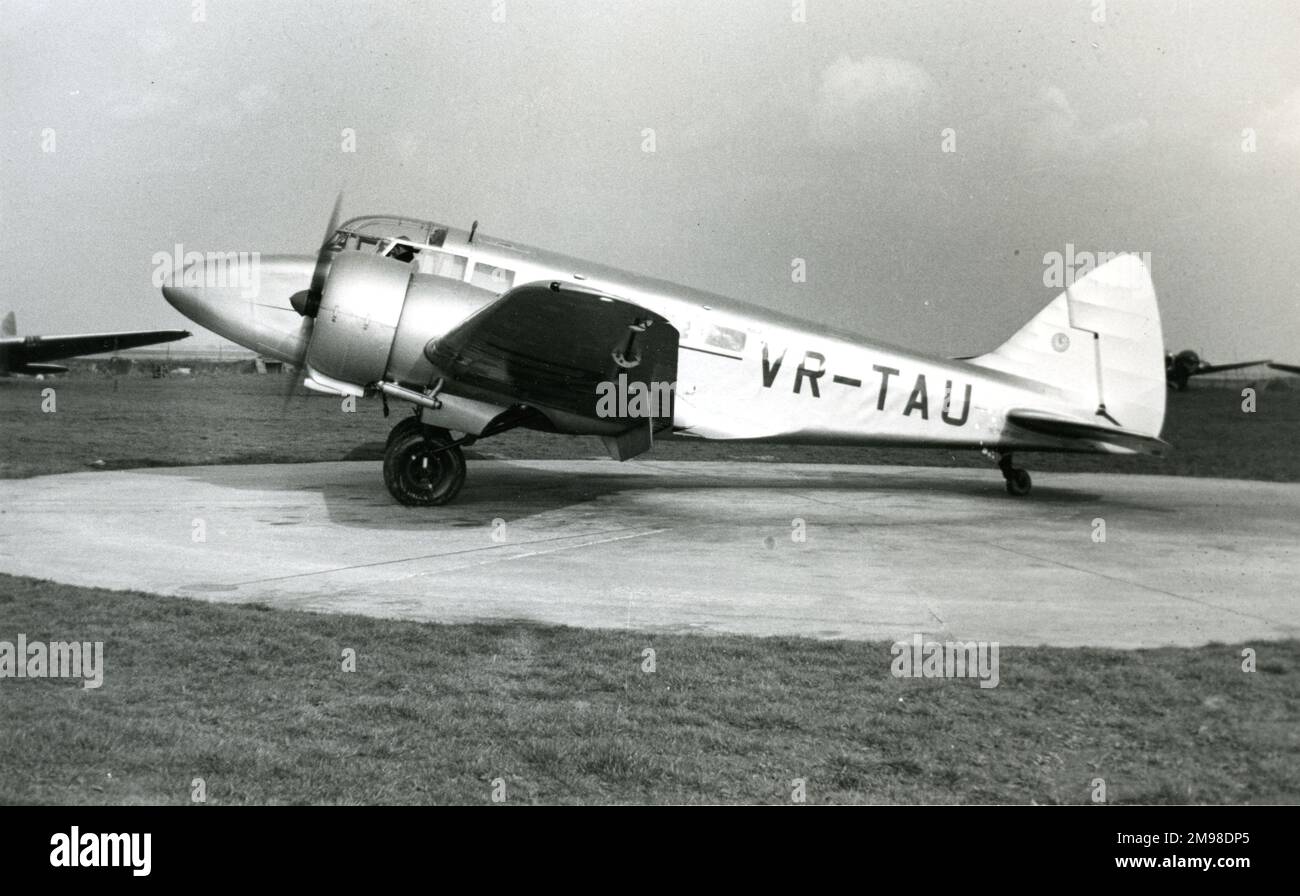 Airspeed AS65 Consul, VR-TAU Stock Photo - Alamy