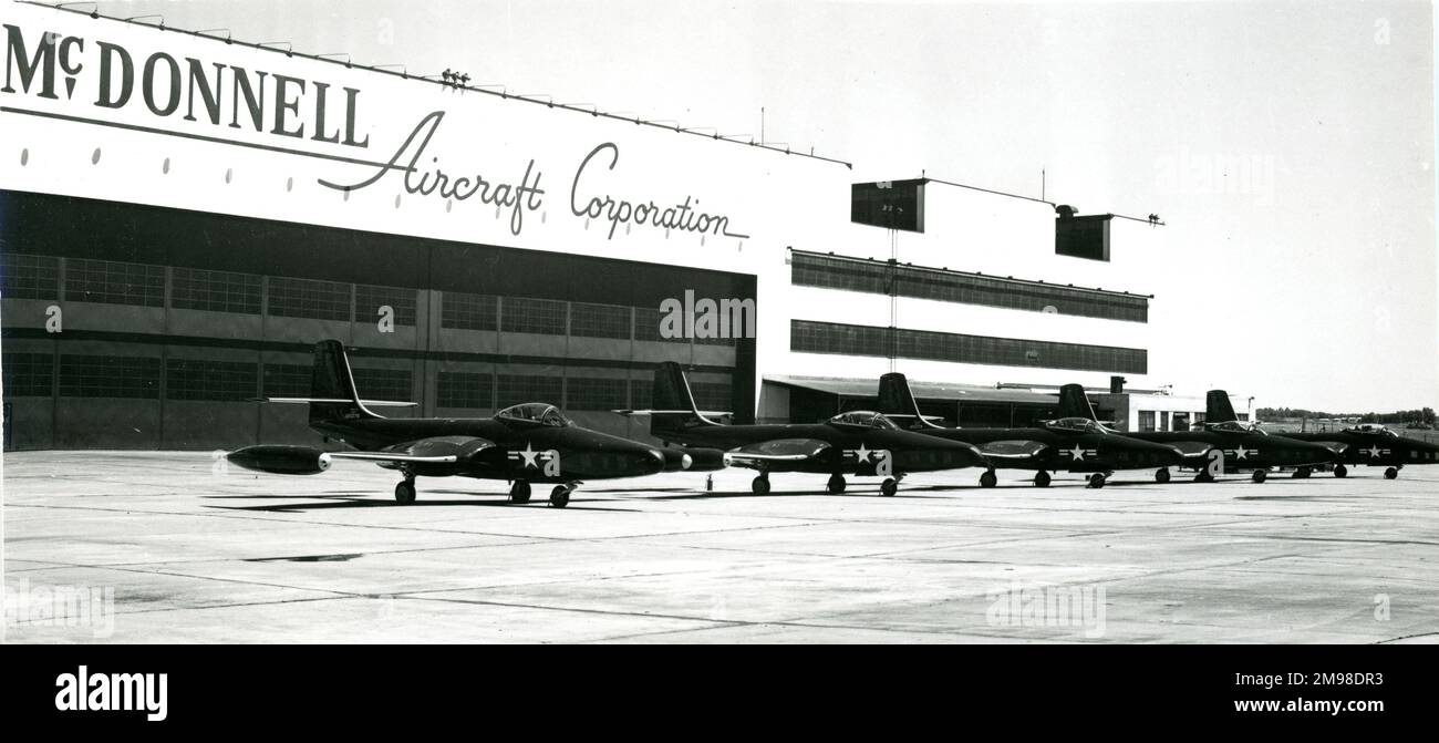Production McDonnell F2H-1 Banshees Stock Photo - Alamy