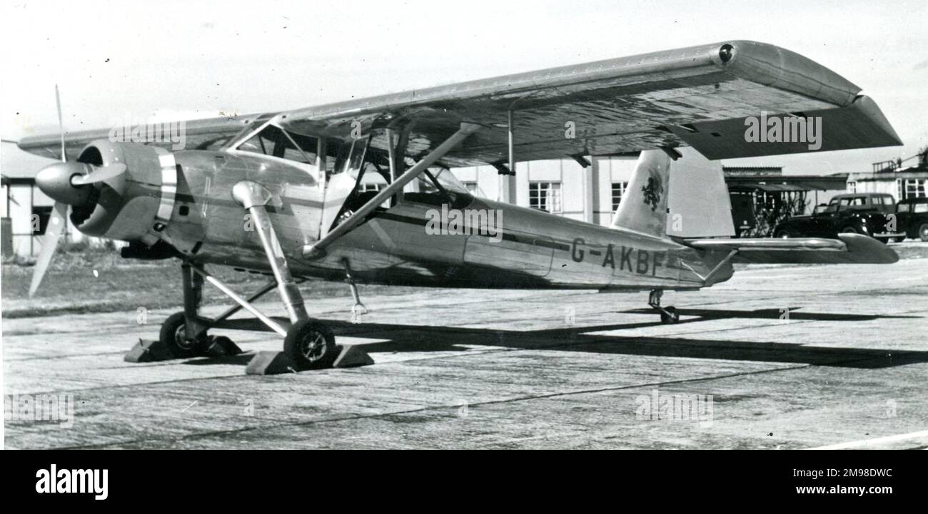 The first Scottish Aviation Pioneer, VL515, was re-engined with a 520hp ...