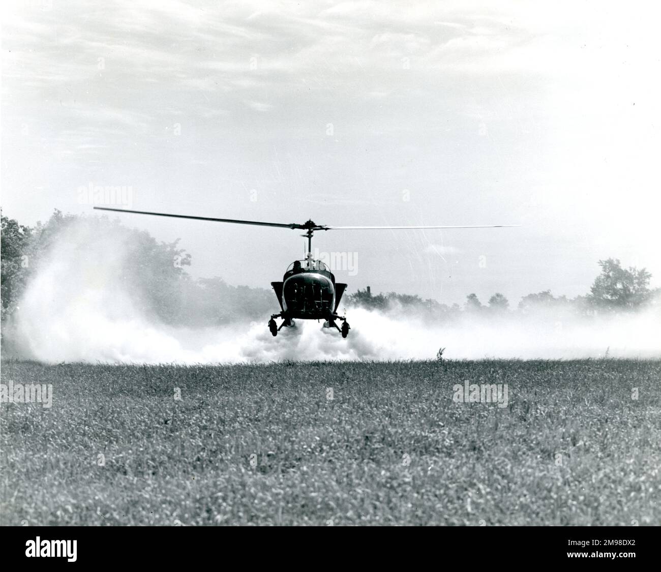 Bell Model 47B-3 crop duster Stock Photo - Alamy