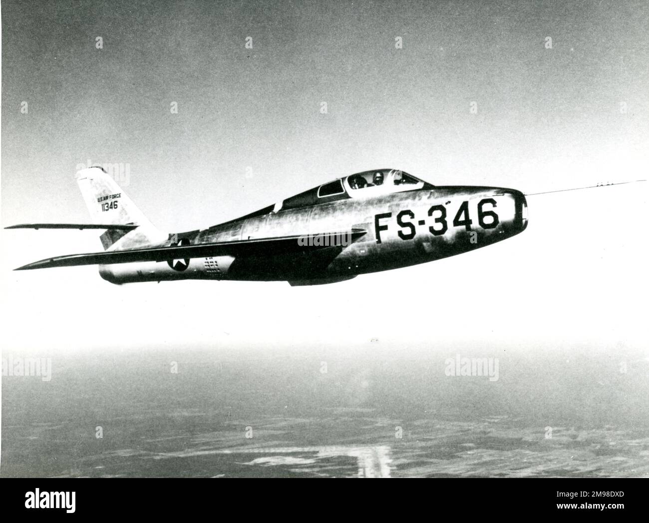Republic F-84F Thunderstreak, 51-1346 Stock Photo - Alamy