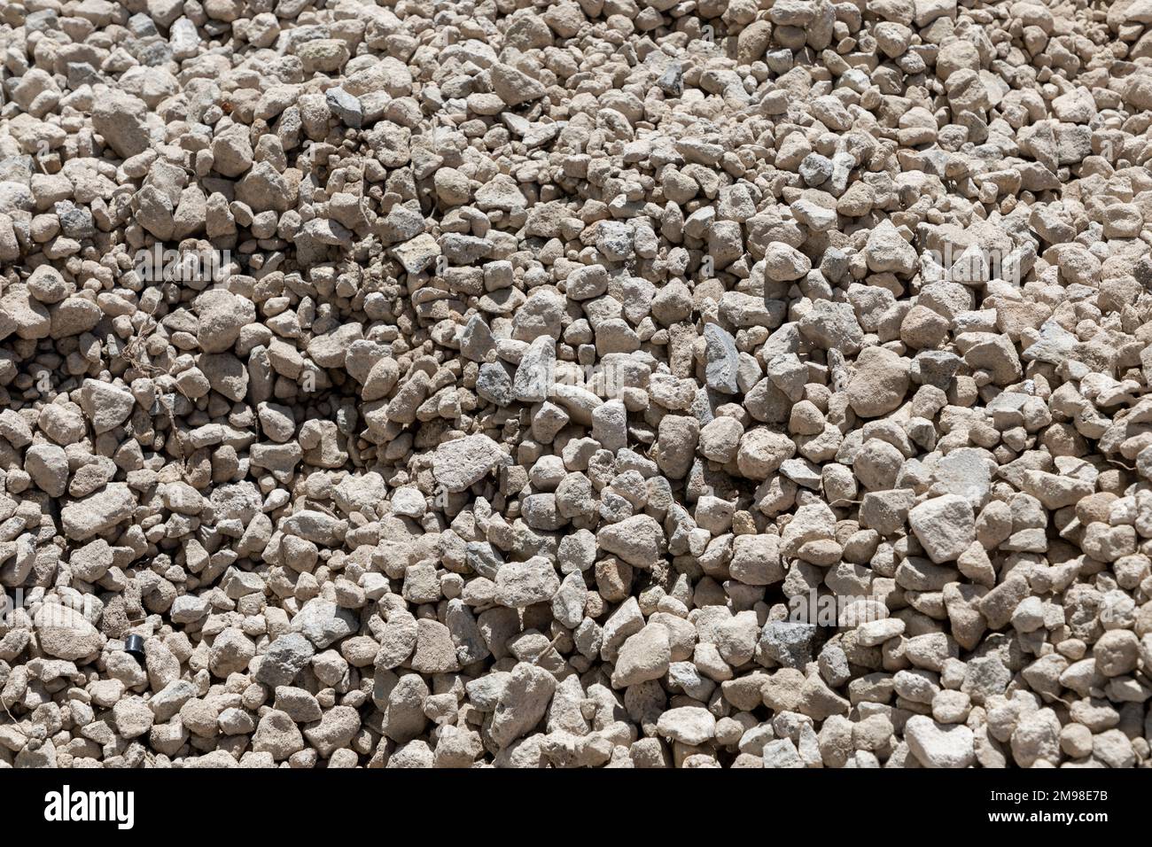 gravel texture or gray gravel under construction Stock Photo - Alamy