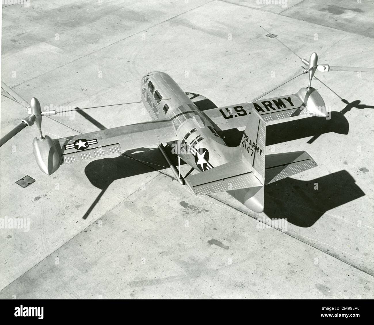 The first Bell XV-3 tiltrotor, 54-147 Stock Photo - Alamy