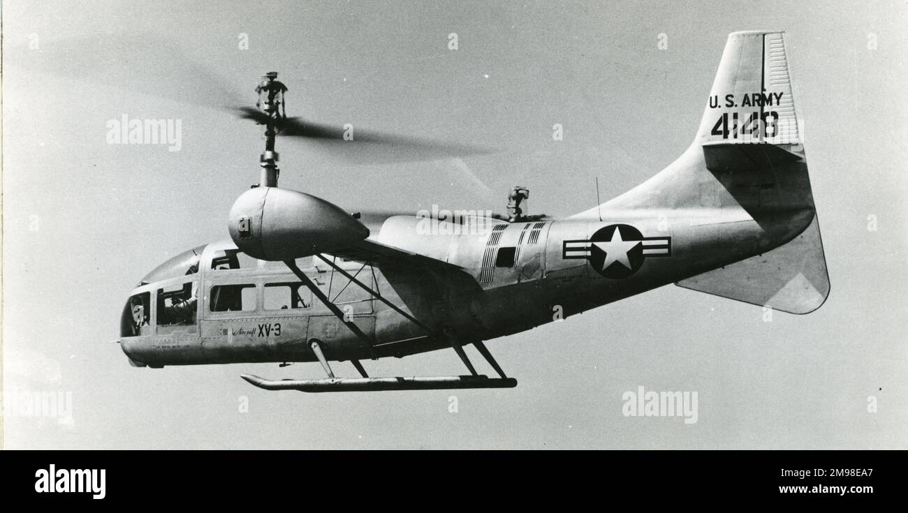 The second Bell XV-3 tiltrotor, 54-148 Stock Photo - Alamy