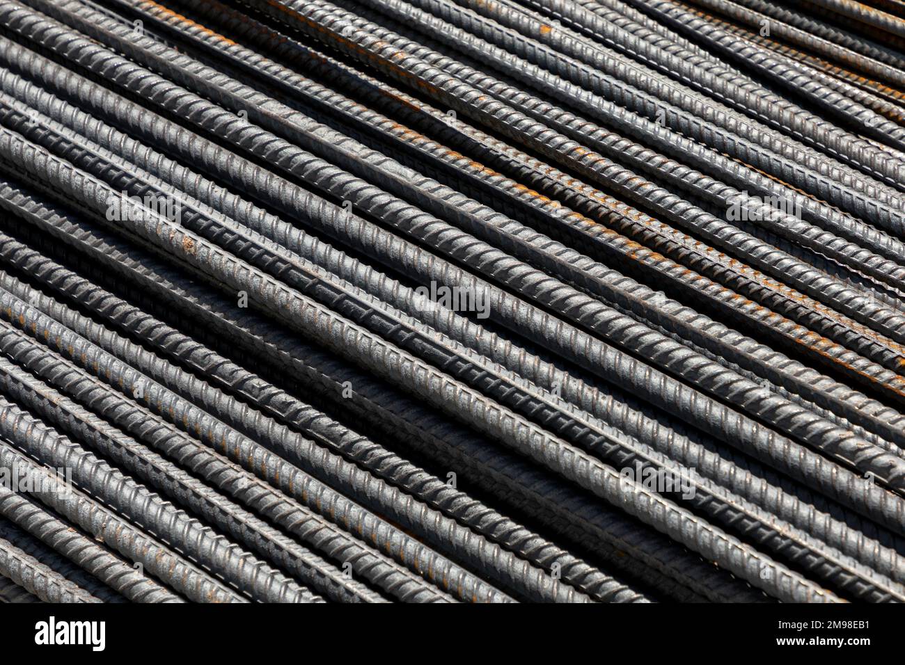background and texture of rod or industrial steel for construction ...