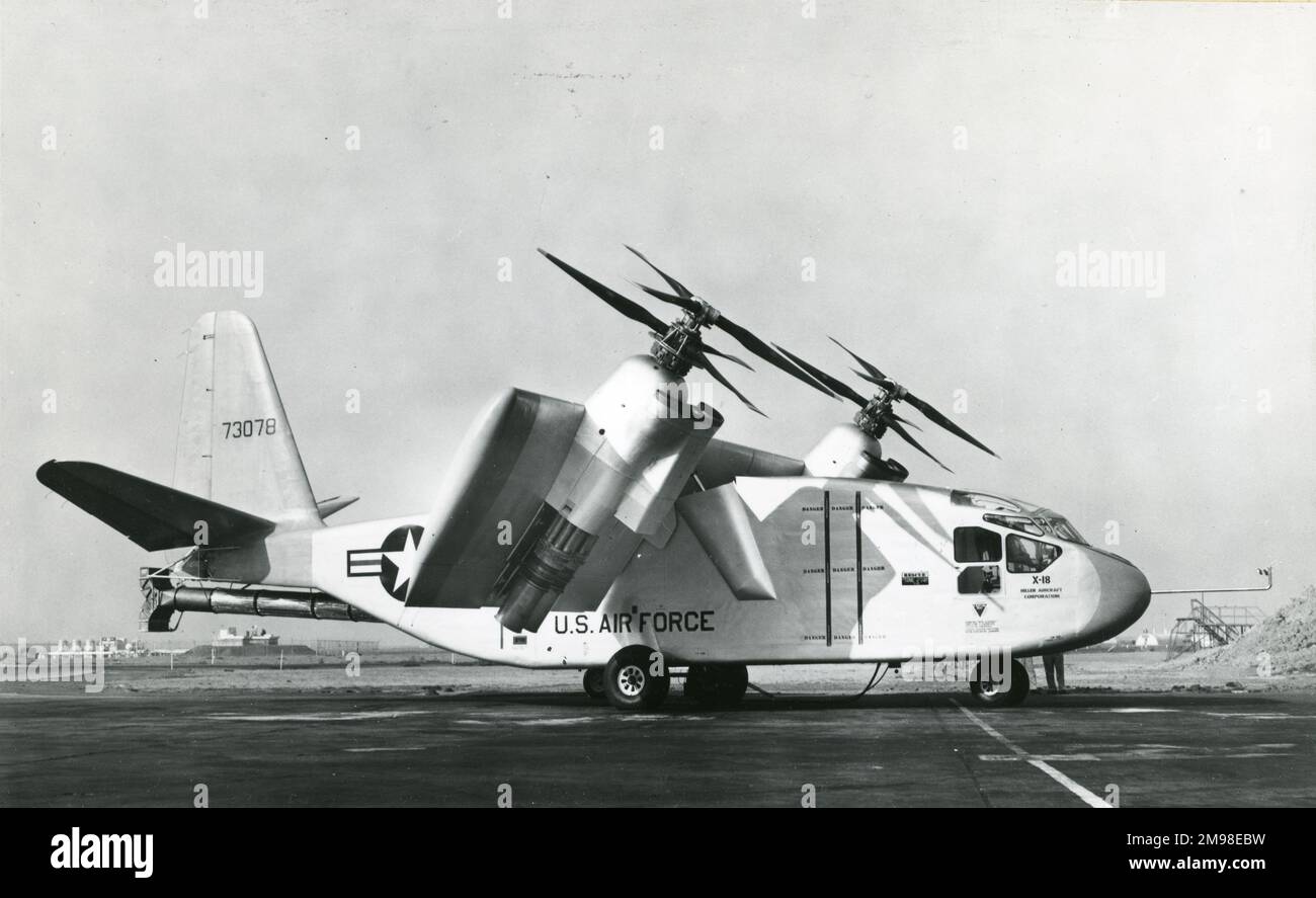 The sole Hiller X-18, 57-3078 Stock Photo - Alamy