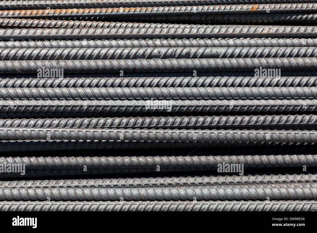 background and texture of rod or industrial steel for construction ...