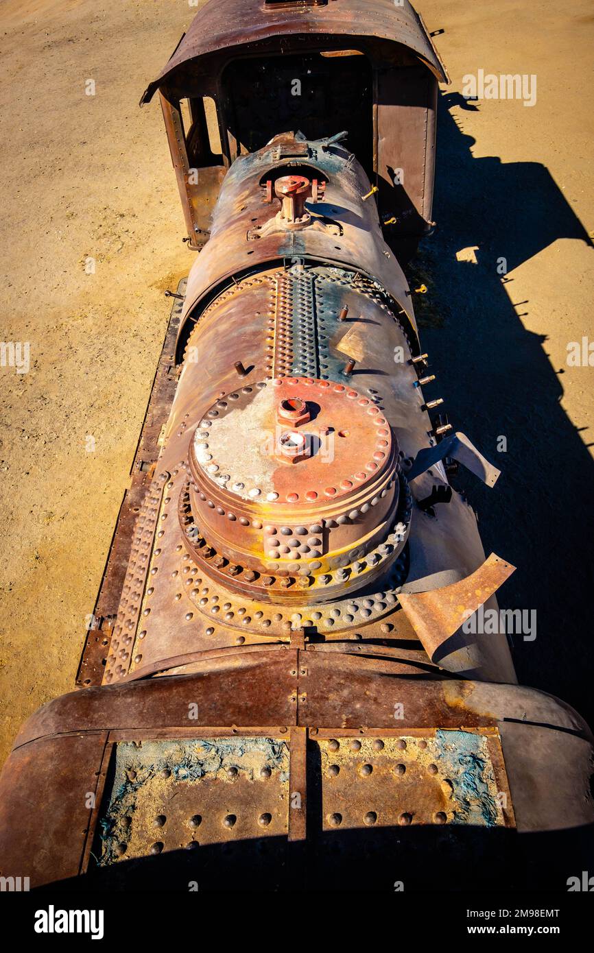 rusty steam locomotives in Bolivia Stock Photo - Alamy