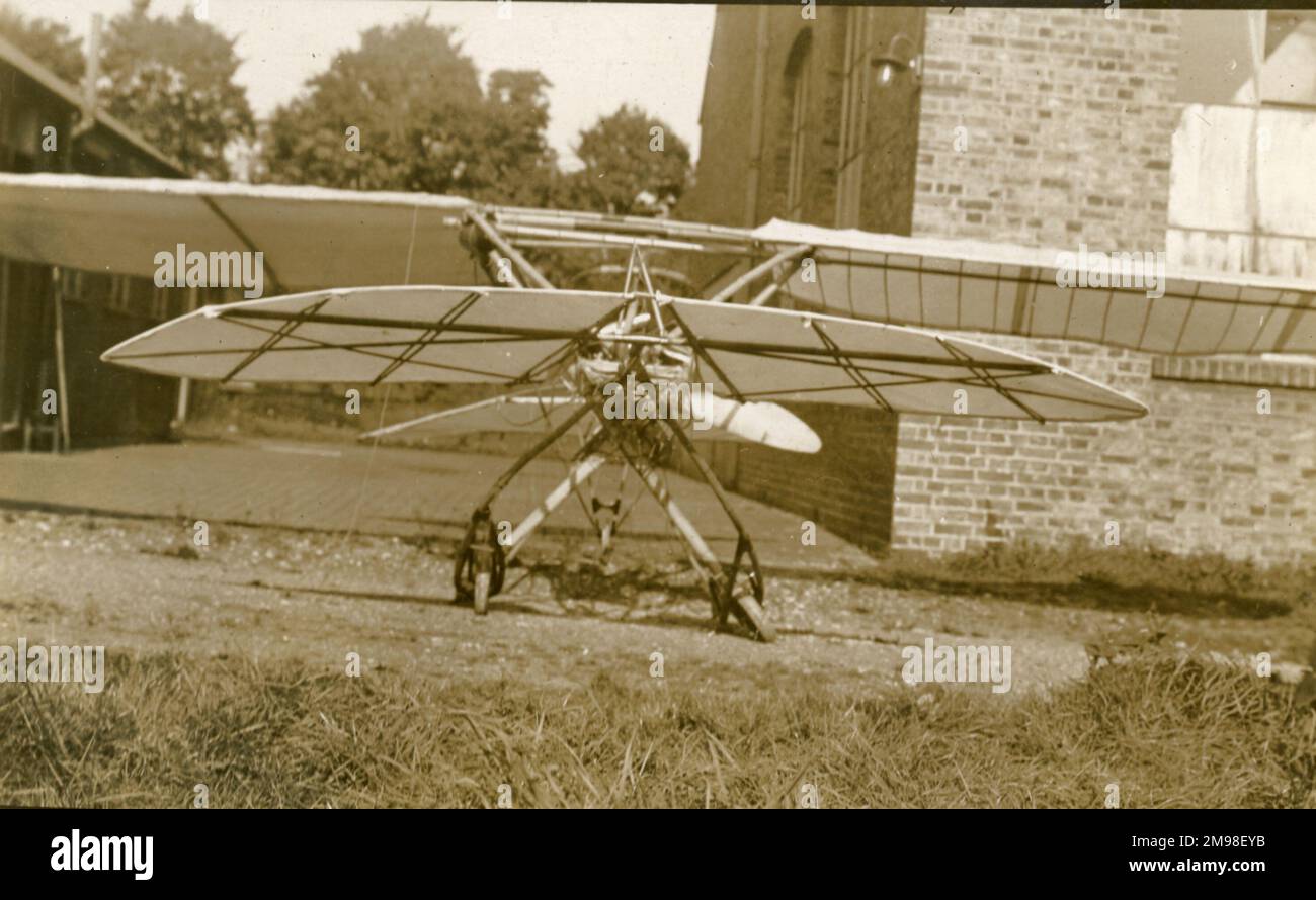 Baden-Powell Scout monoplane (The Midge) during construction Stock ...