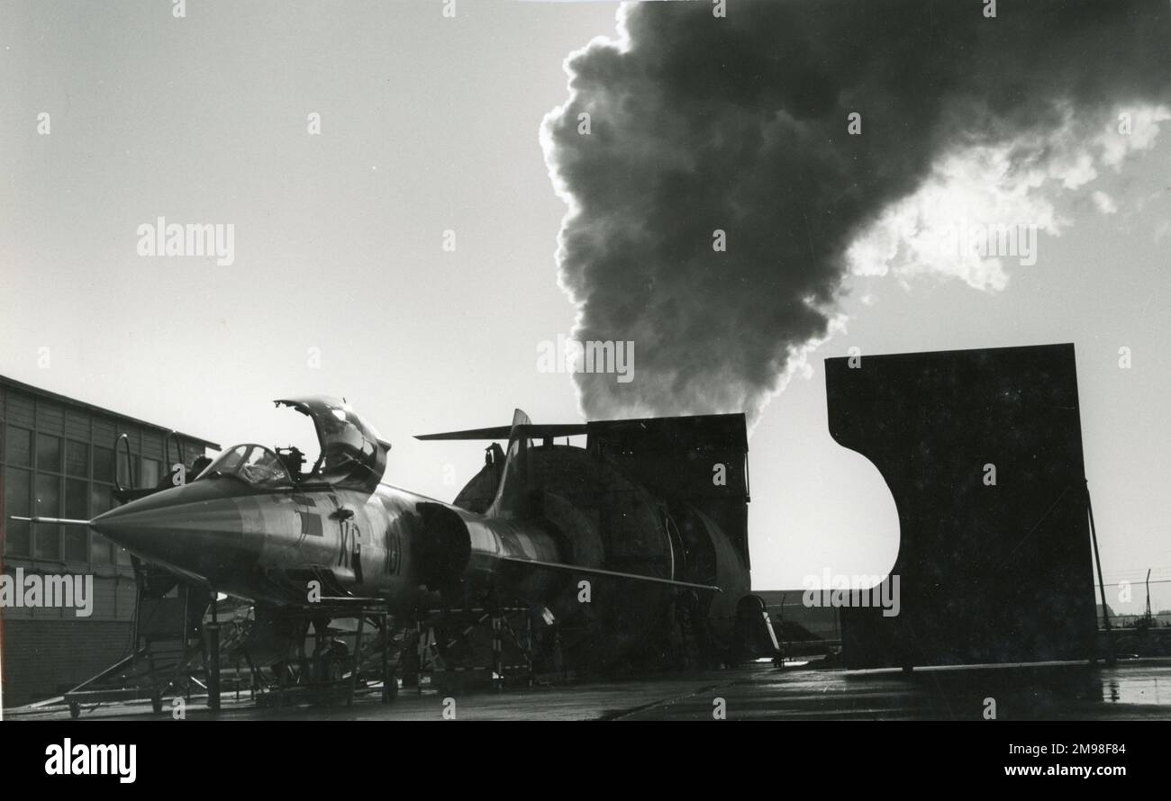 The first Fokker-built F-104G Starfighter for the Luftwaffe, KG+101 ...