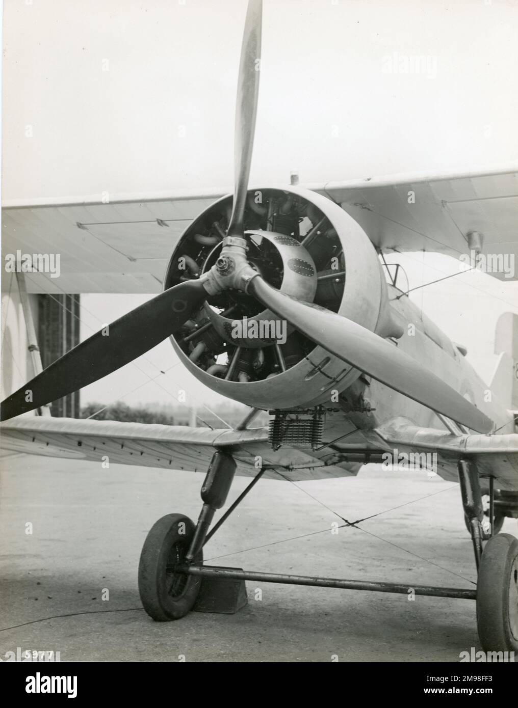 The sole Gloster Goring, J8674, fitted with a Bristol Pegasus radial ...
