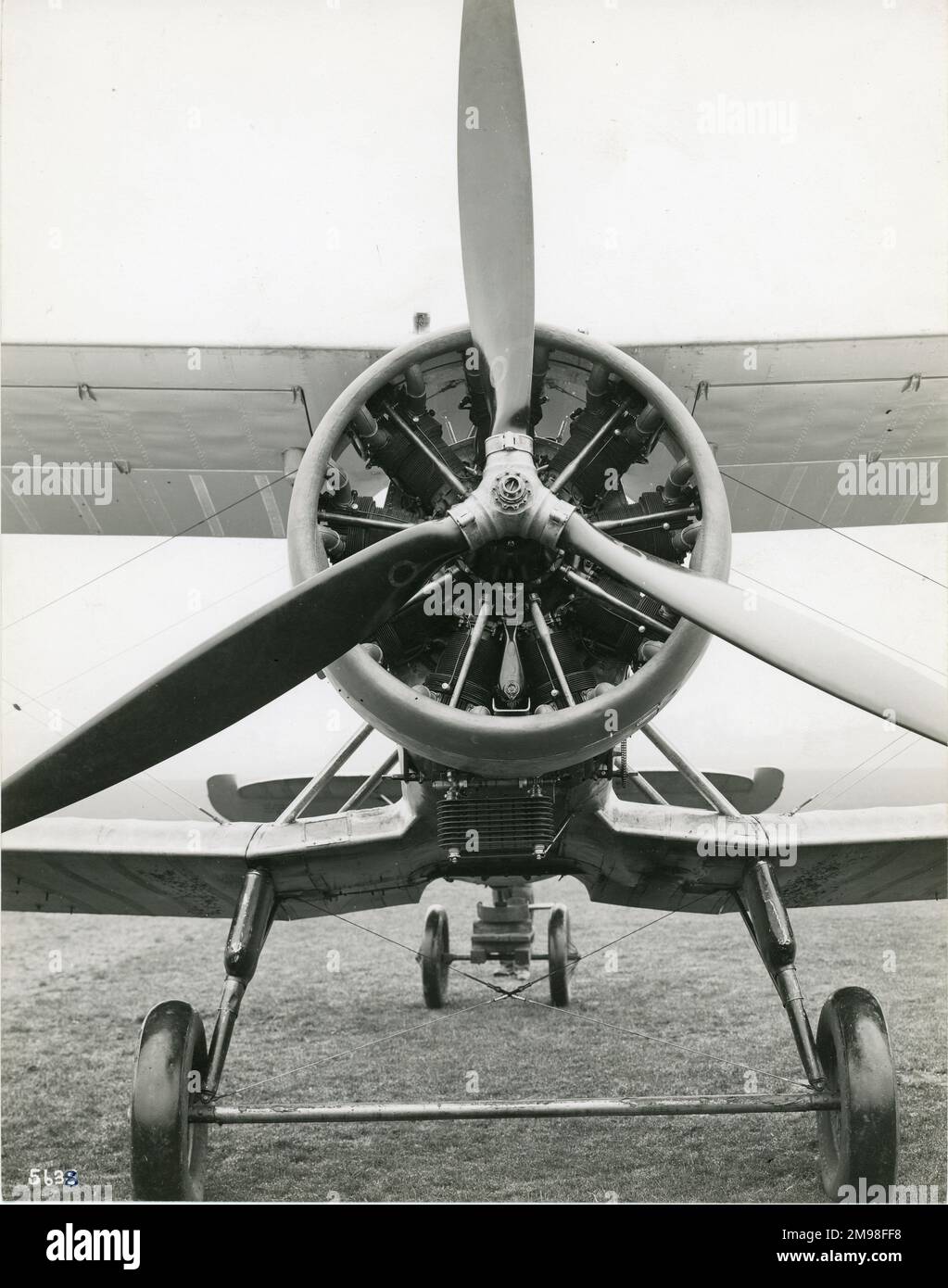 The sole Gloster Goring, J8674, fitted with a Bristol Pegasus radial ...