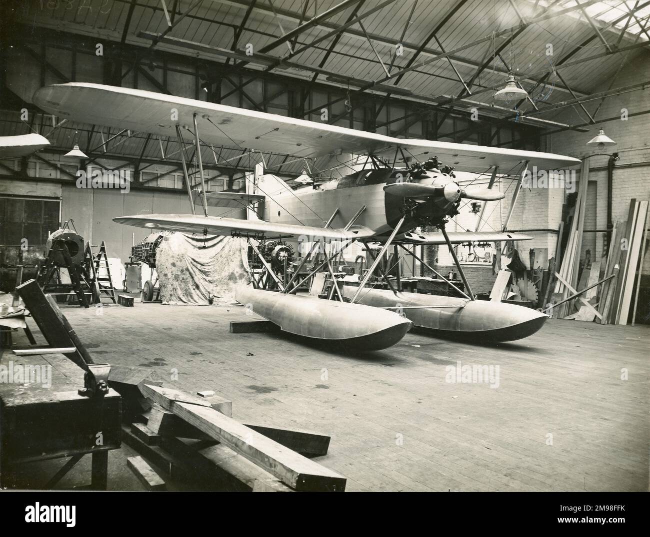 The sole Gloster Goring, J8674, in seaplane configuration Stock Photo ...