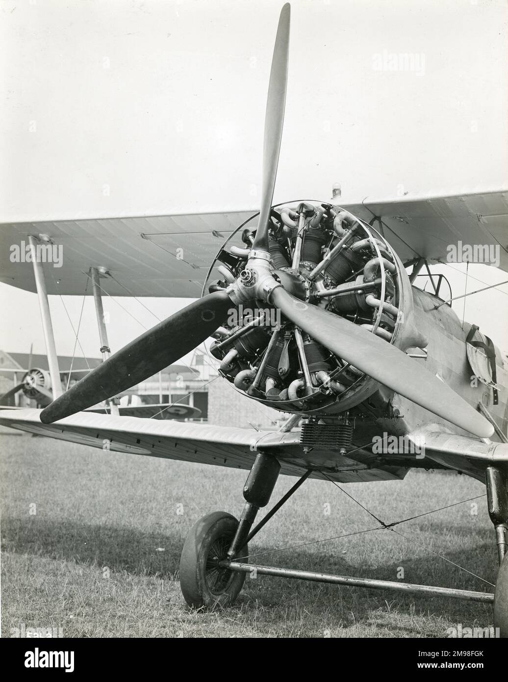 The sole Gloster Goring, J8674, fitted with a Bristol Pegasus radial ...