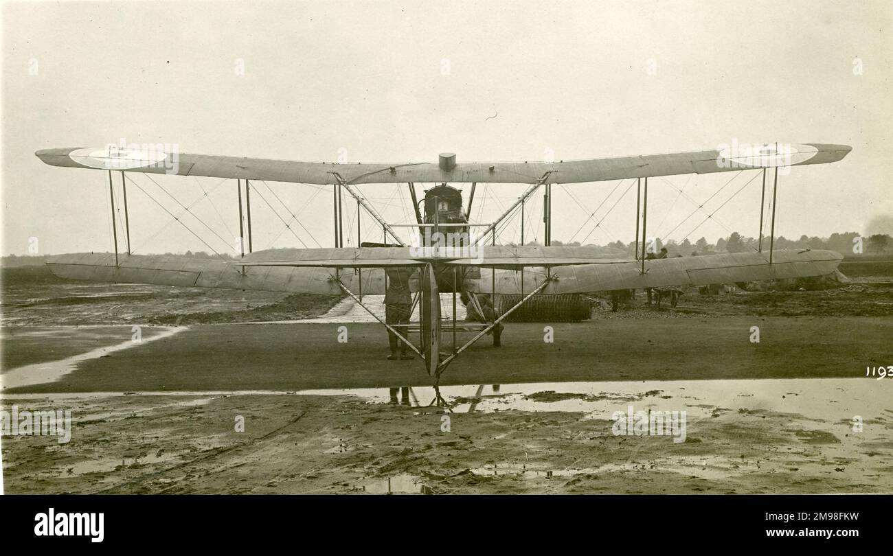 The first Royal Aircraft Factory FE2h, A6545, at Martlesham Heath Stock ...