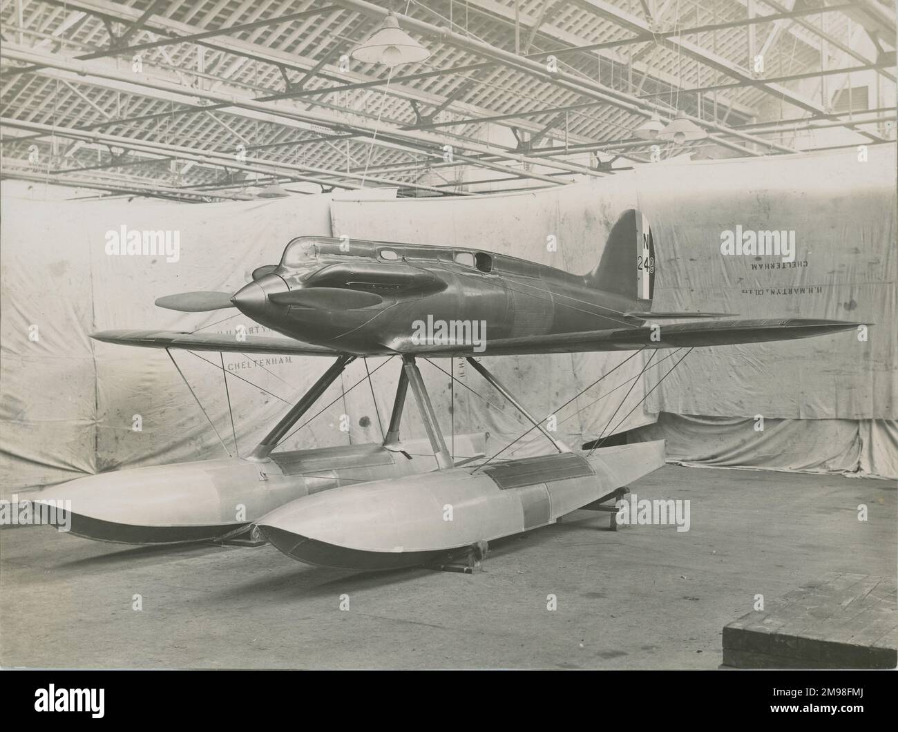 Gloster VI, N249, Golden Arrow, at Sunningend Stock Photo - Alamy