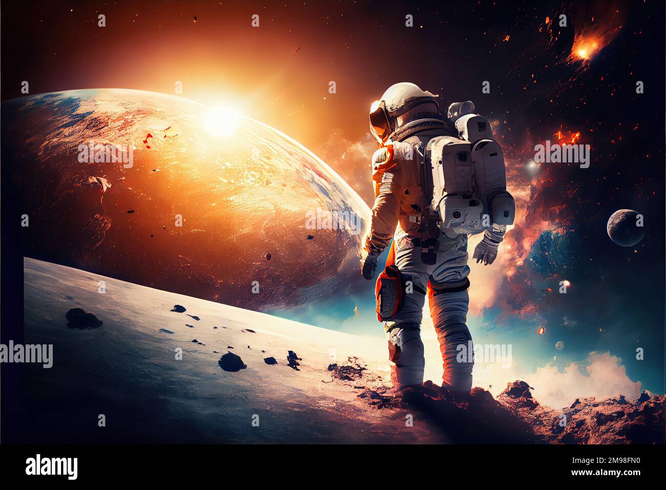 Astronaut In Space Alone