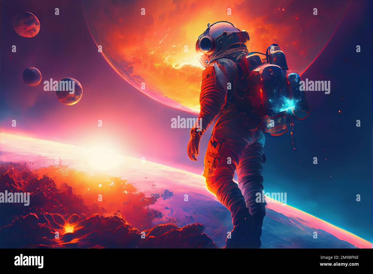 Astronaut In Space Alone