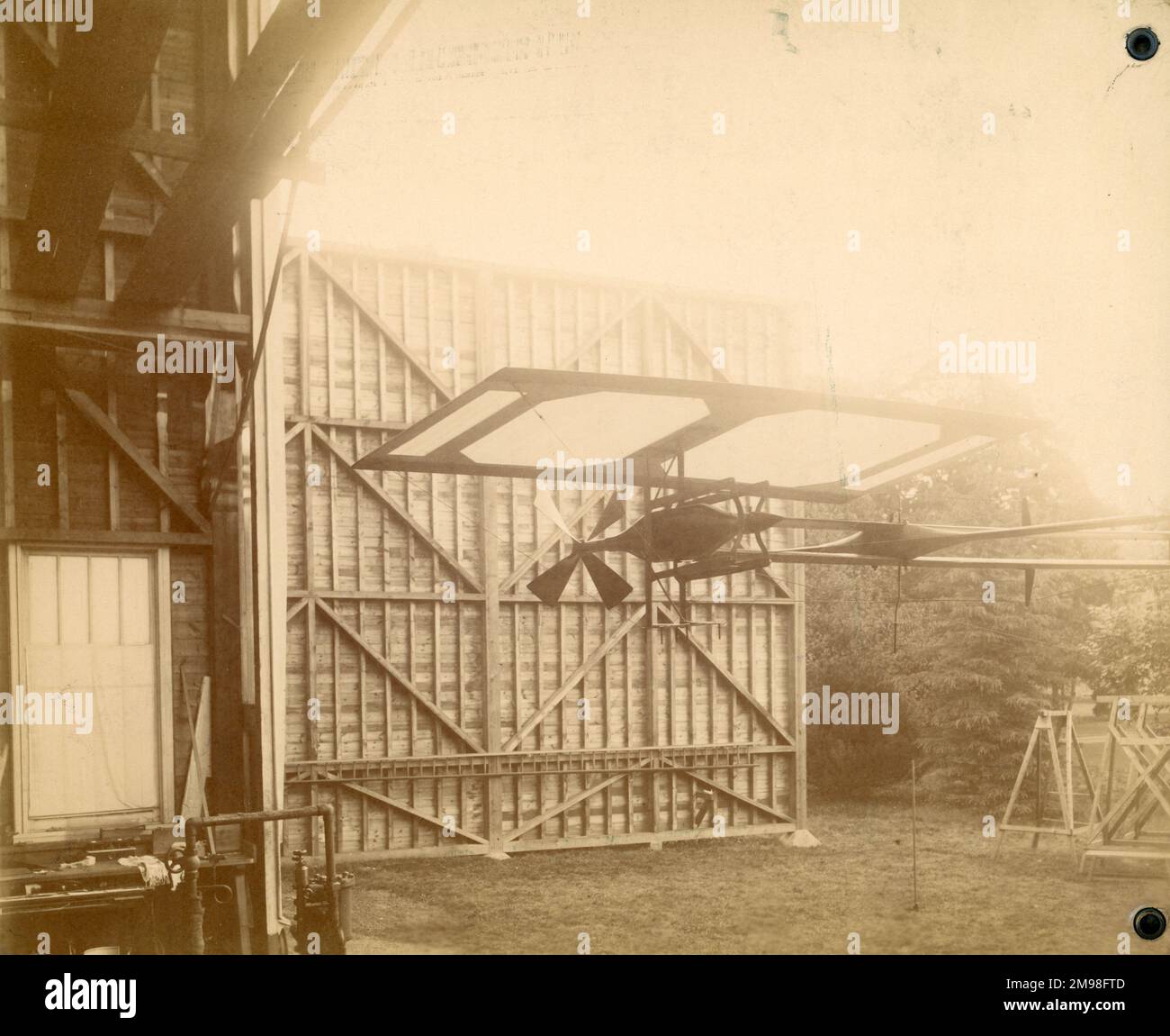 The steam engine for driving the whirling table in the shed at Baldwyn ...