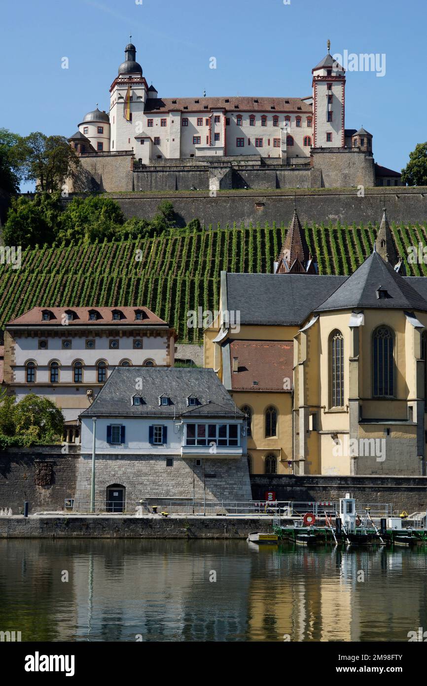 Germany - Bayern - Wurzburg: Former monasterial church St. Burkard ...