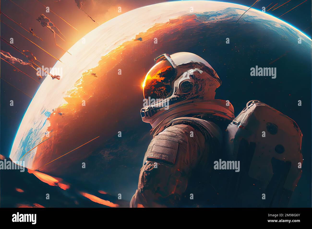Exploding planet in space hi-res stock photography and images - Alamy