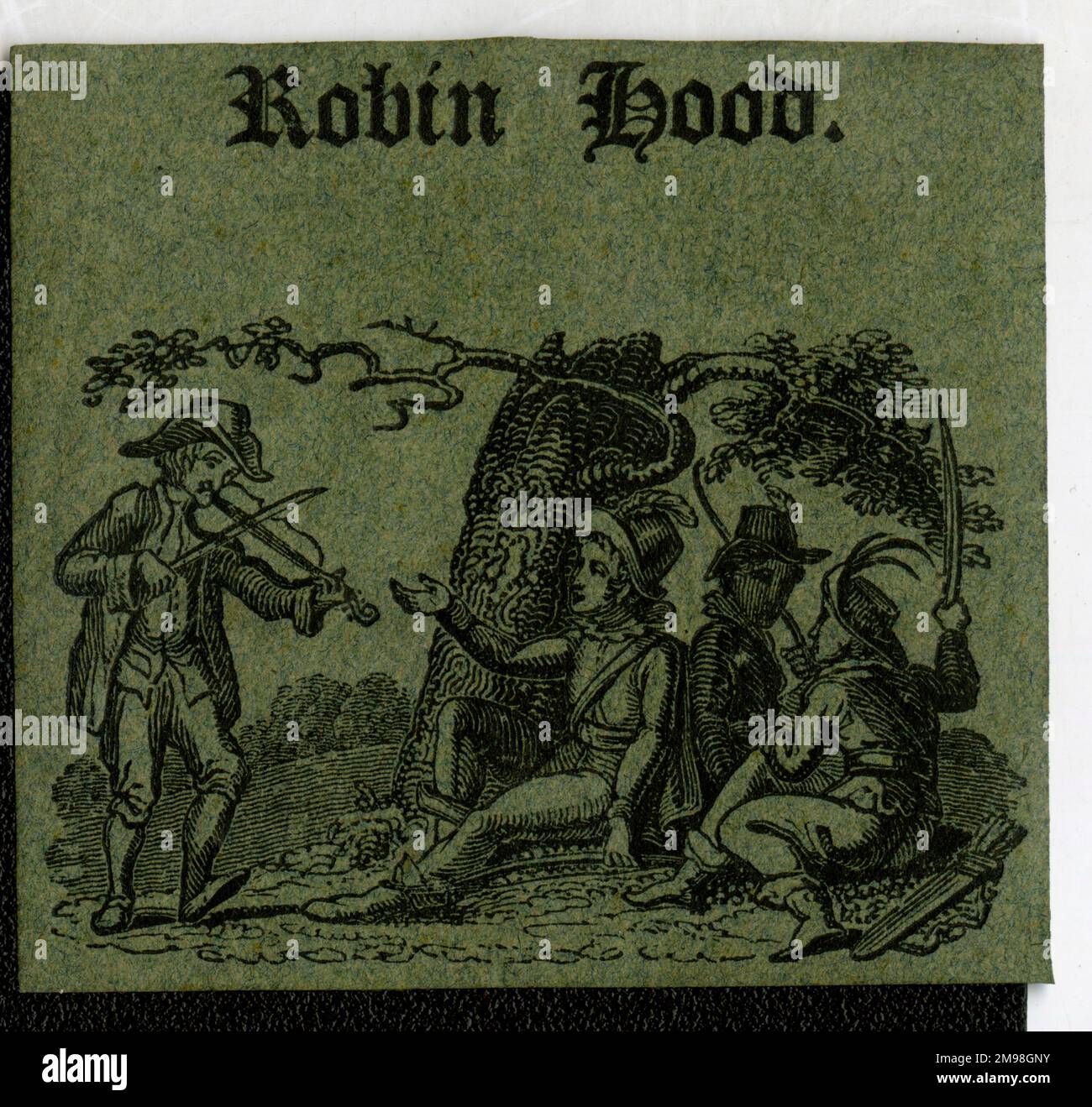 Robin Hood forest scene Stock Photo - Alamy