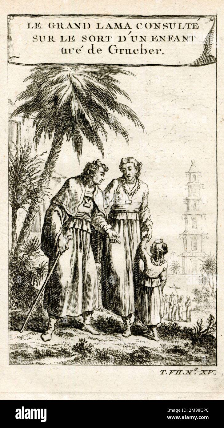 Grand Lama consulted on the fate of a child, Tibet, taken from Johann ...