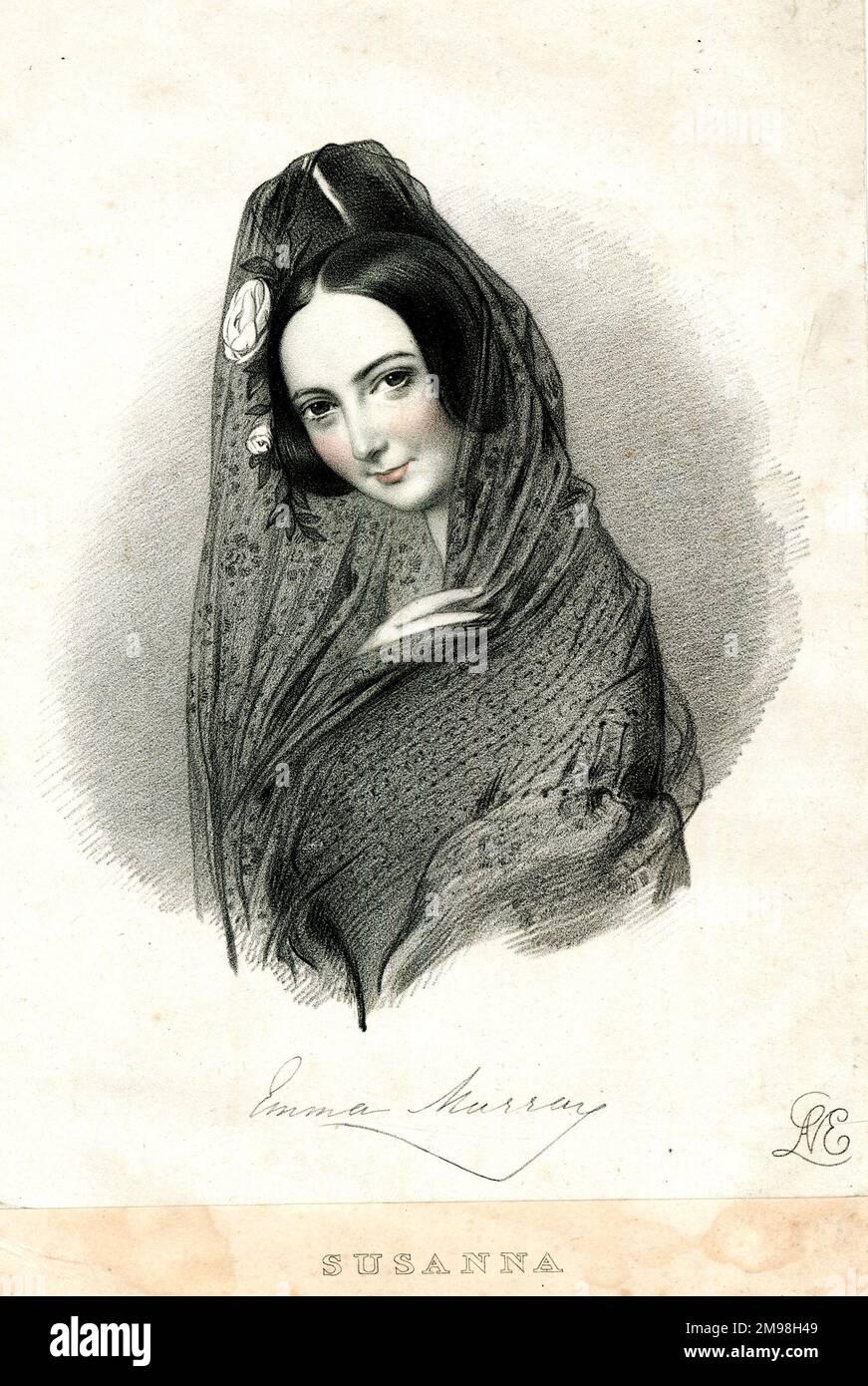 Emma Murray, actress. as Susanna in an unidentified production Stock ...