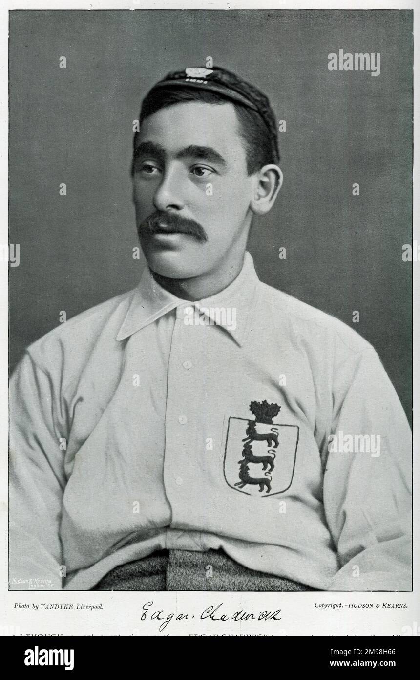 Edgar Chadwick, England International footballer Stock Photo - Alamy