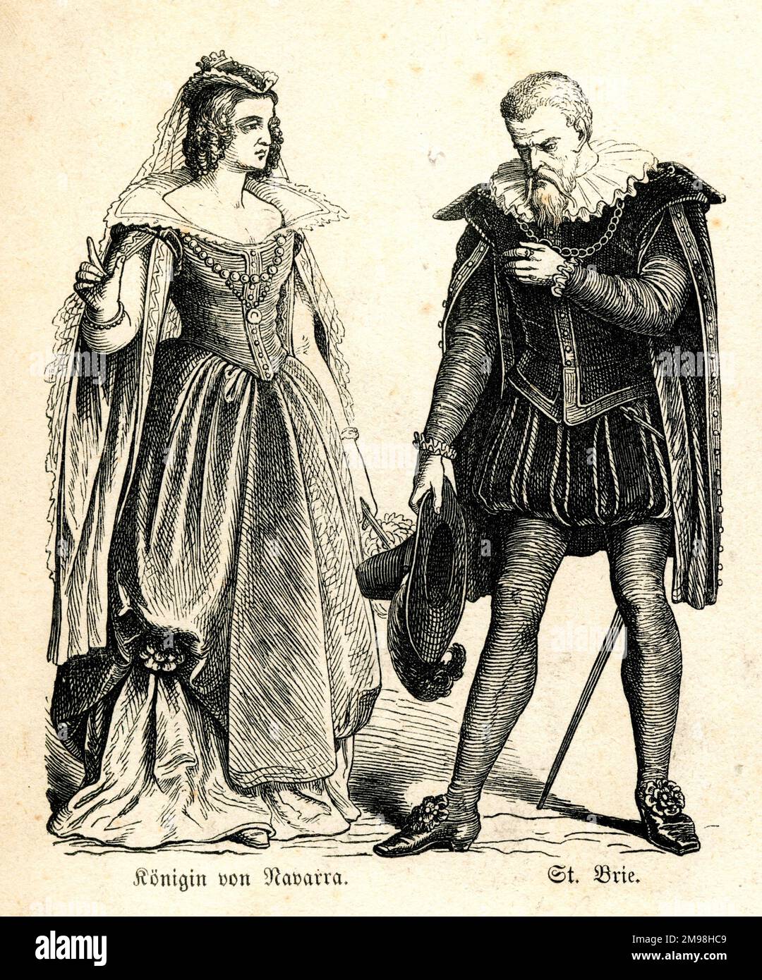 German Theatre Costume - The Huguenots, an opera by Meyerbeer set in ...