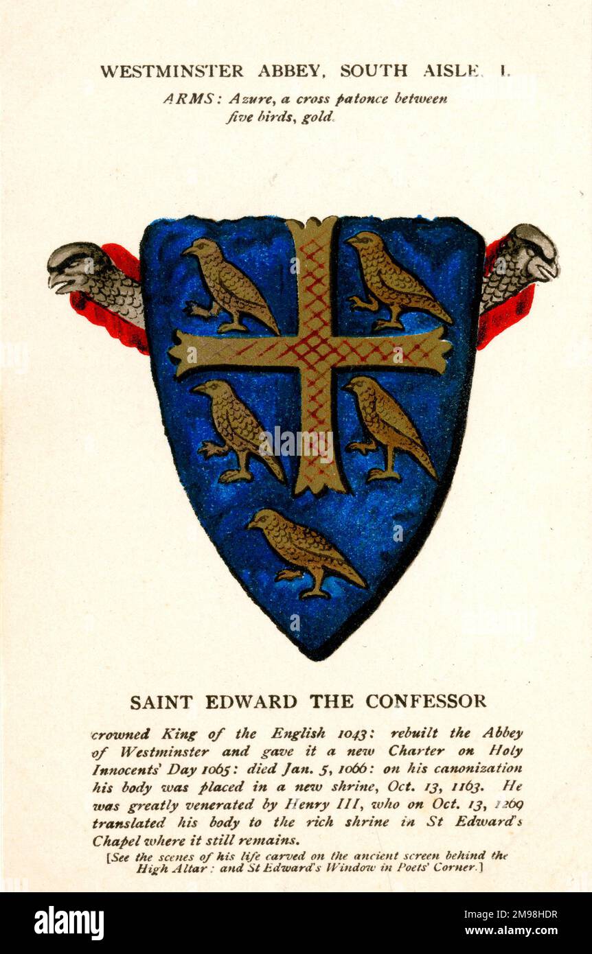 Heraldic Arms, Westminster Abbey, London - South Aisle, I - Saint ...