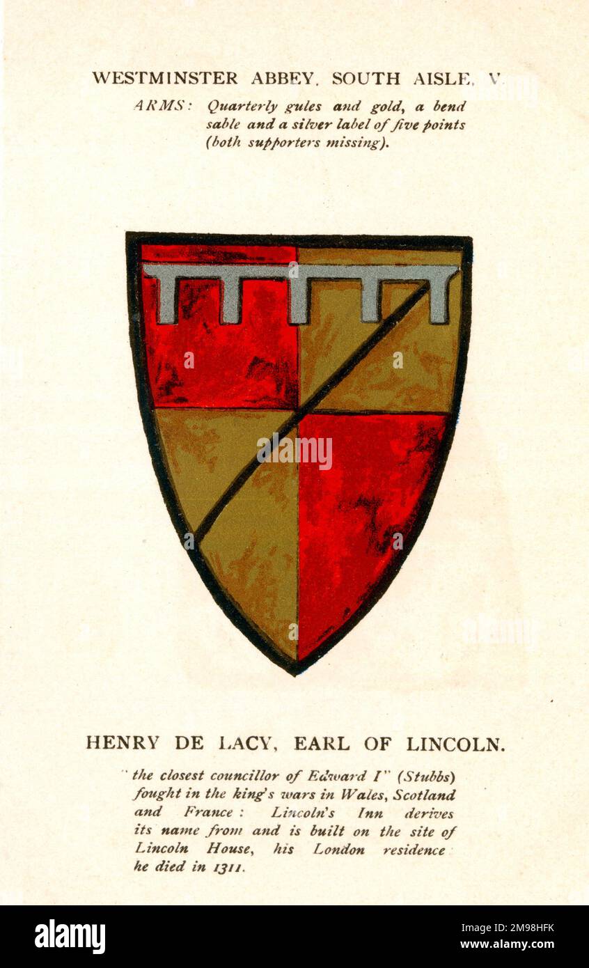 Heraldic Arms, Westminster Abbey, London - South Aisle, V - Henry de ...