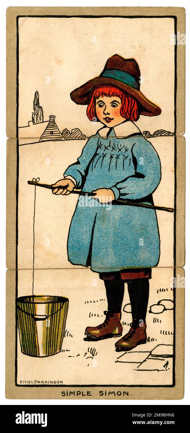 Little Folks Misfitz Playing Cards - Simple Simon Stock Photo - Alamy