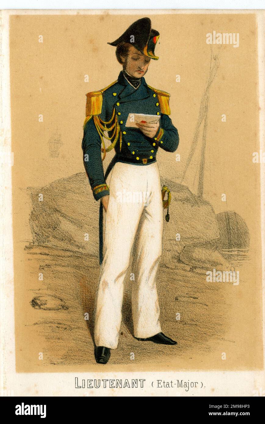 La France Maritime - Lieutenant (General Staff Stock Photo - Alamy