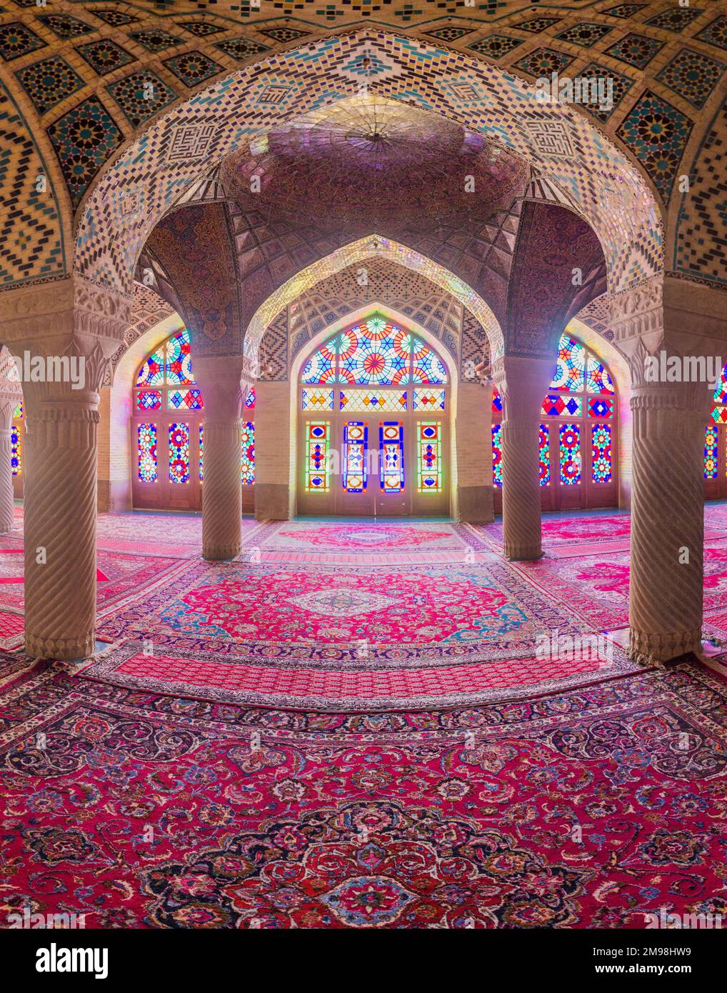 Nasir al Mulk Mosque in Shiraz, Iran Stock Photo - Alamy