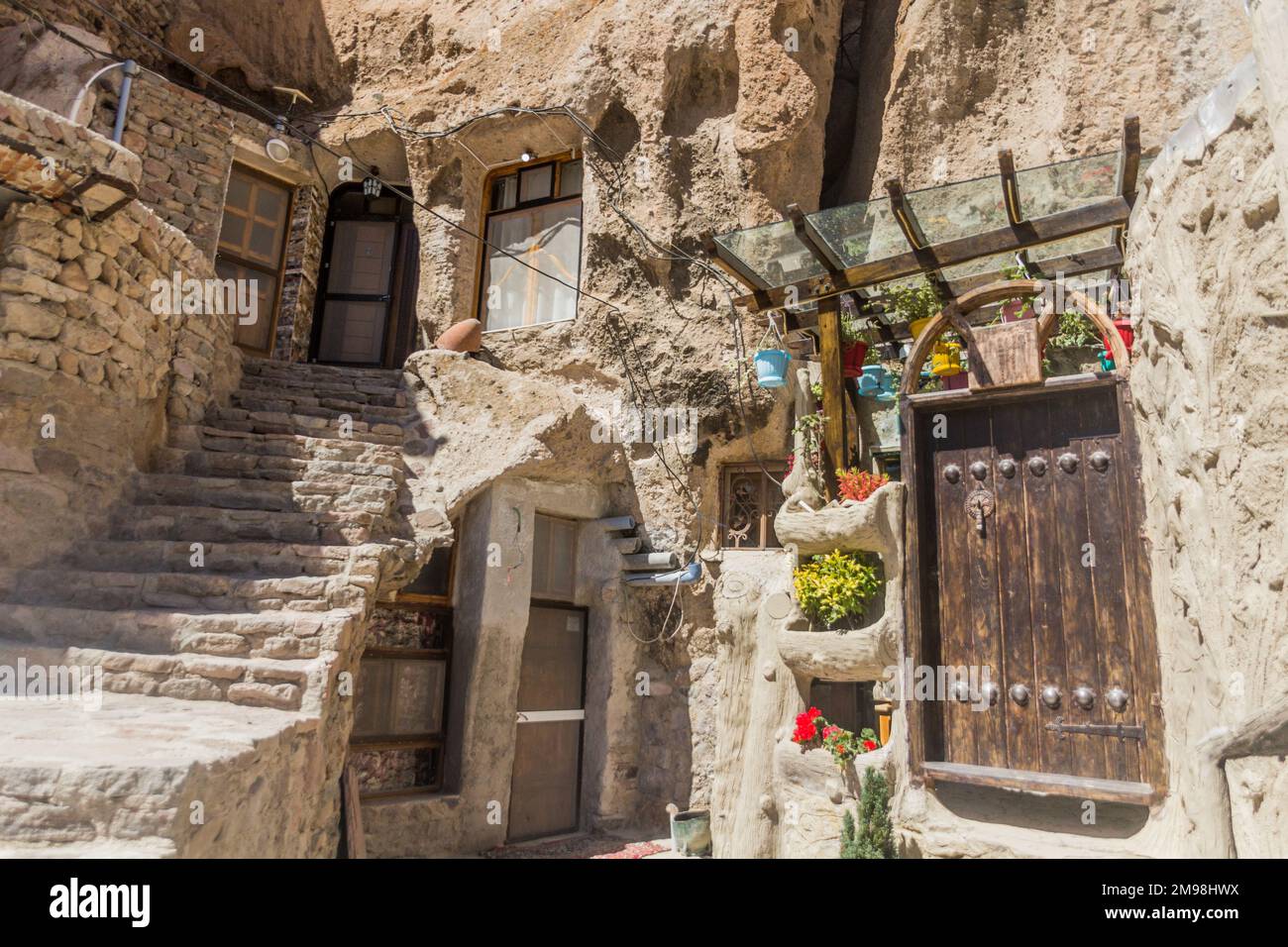 Cave dwellings in Kandovan village, Iran Stock Photo - Alamy