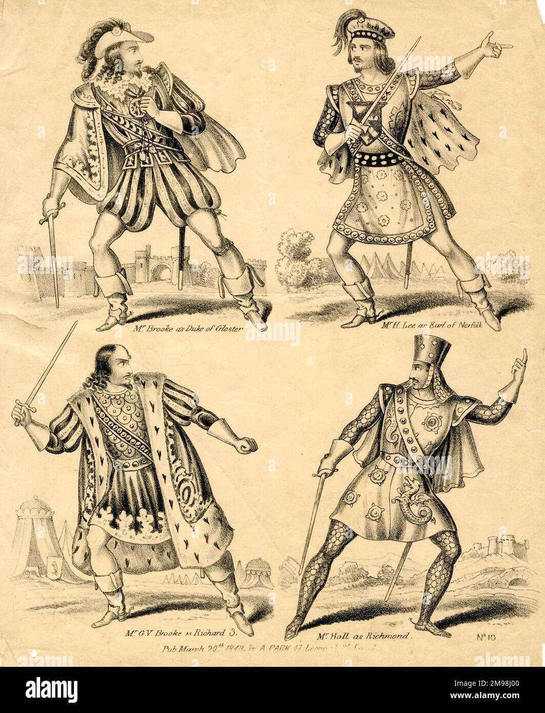 Four characters from Shakespeare's Richard III -- Gustavus Vaughan ...