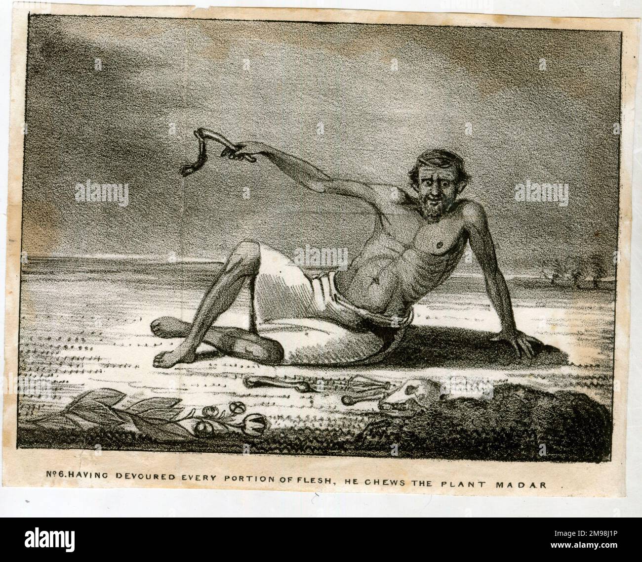 The Sheep-Eater of Hindustan, No. 6, Having devoured every portion of ...