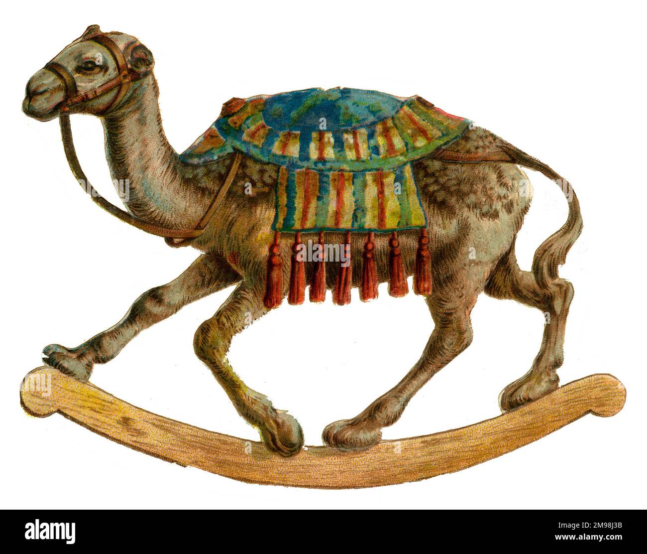 Victorian Scrap - Rocking Camel Stock Photo - Alamy