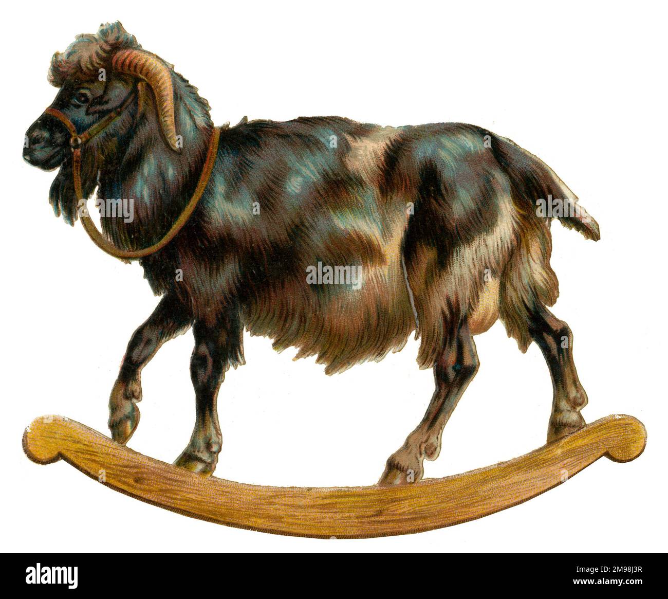 Victorian Scrap - Rocking Goat Stock Photo - Alamy
