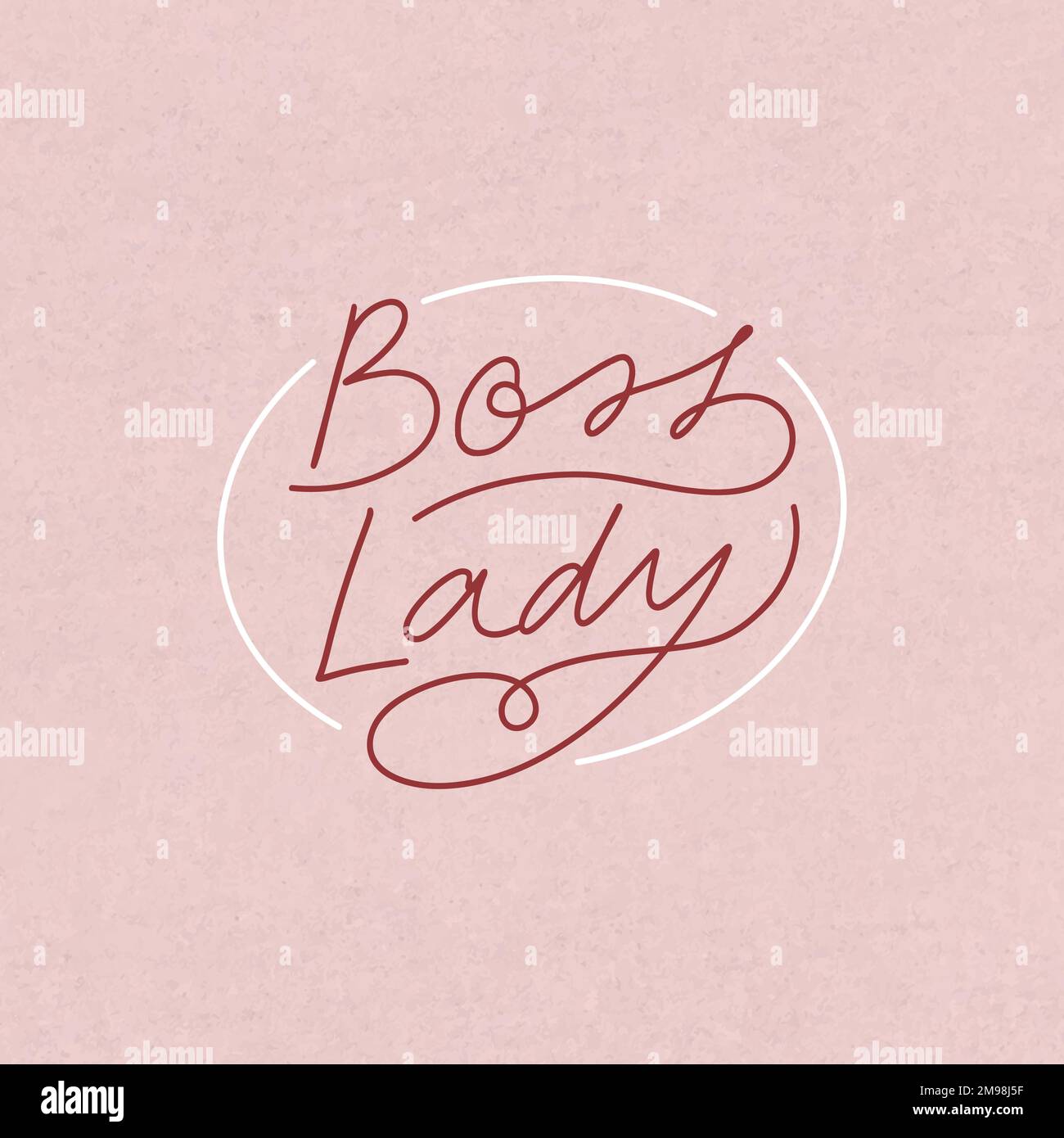 Lady boss vector vectors hi-res stock photography and images - Alamy